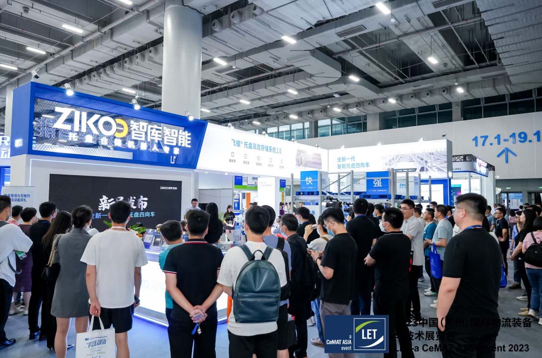 Zikoo Unveiling r-bot Four Way Pallet Shuttle at LET-2023 - ZIKOO ROBOTICS