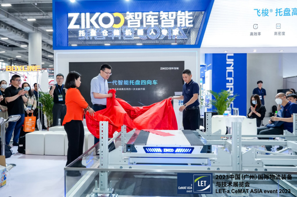 Zikoo Unveiling r-bot Four Way Pallet Shuttle at LET-2023 - ZIKOO ROBOTICS