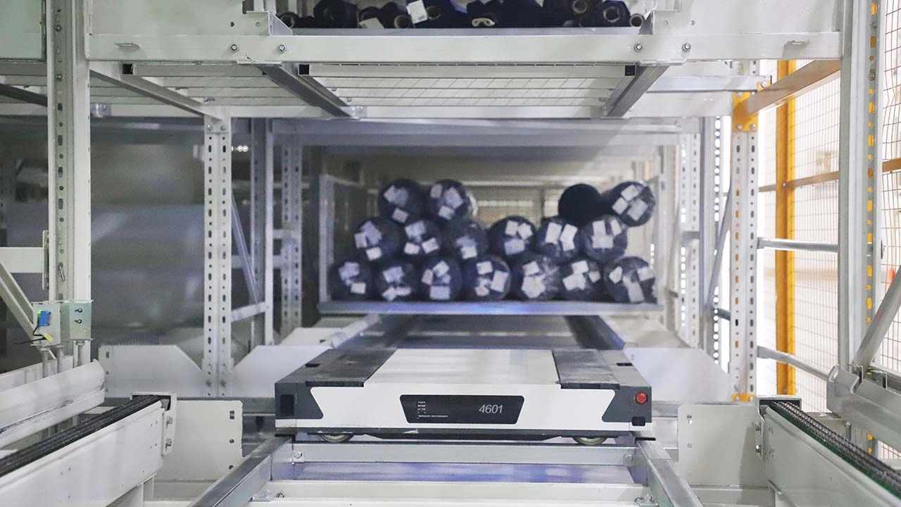 “Smart Storage for Smart Textiles” — 4-Way Pallet Shuttle Powers ...