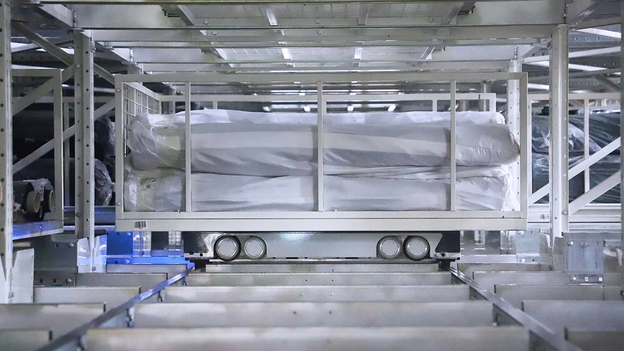 “Smart Storage for Smart Textiles” — 4-Way Pallet Shuttle Powers ...